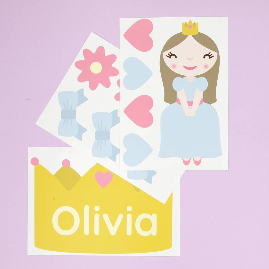 Dør-stickers | personlige wallstickers med navn | Identiketter